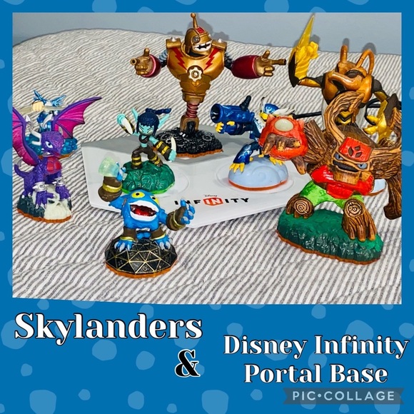 Disney | Toys | Skylanders 8 Disney Infinity Portal Base Bundle | Poshmark